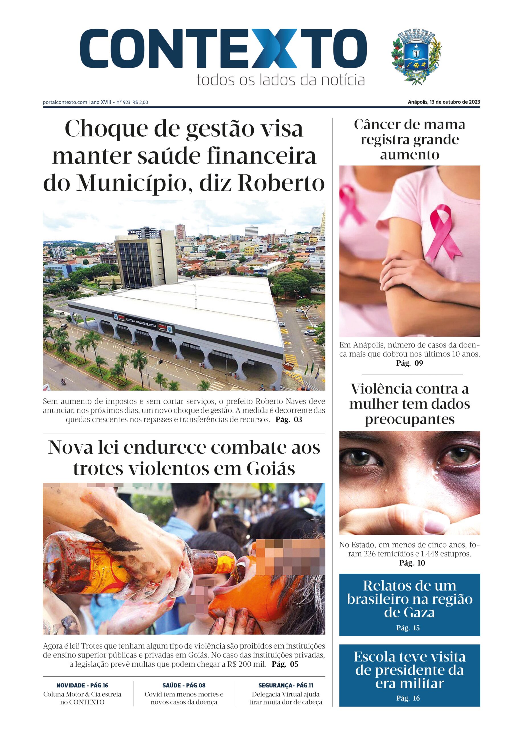 Edição 923 - 13 de outubro de 2023 - Contexto